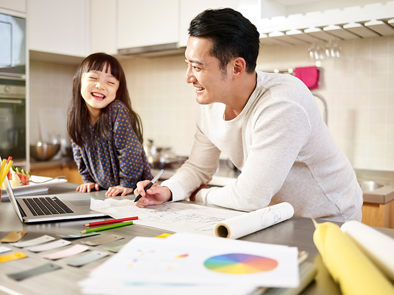 How Work From Home Dads Make it Work